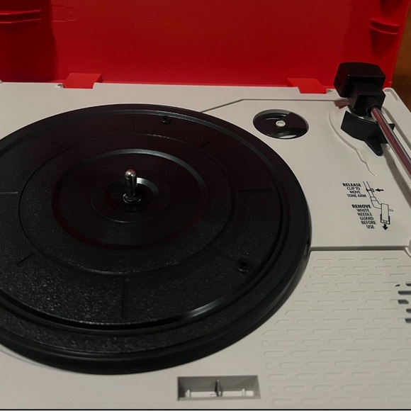Victrola | Other | Red Recycled Plastic Victrola Record Player Brand ...